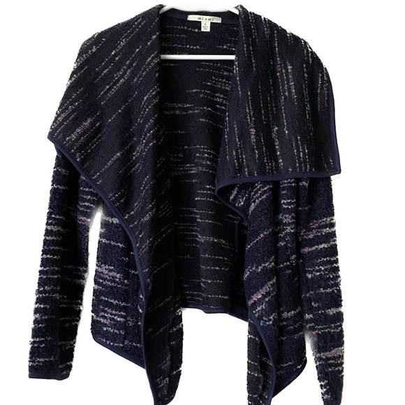 miami | Sweaters | Miami Blue Waterfall Open Front Cardigan Sweater ...
